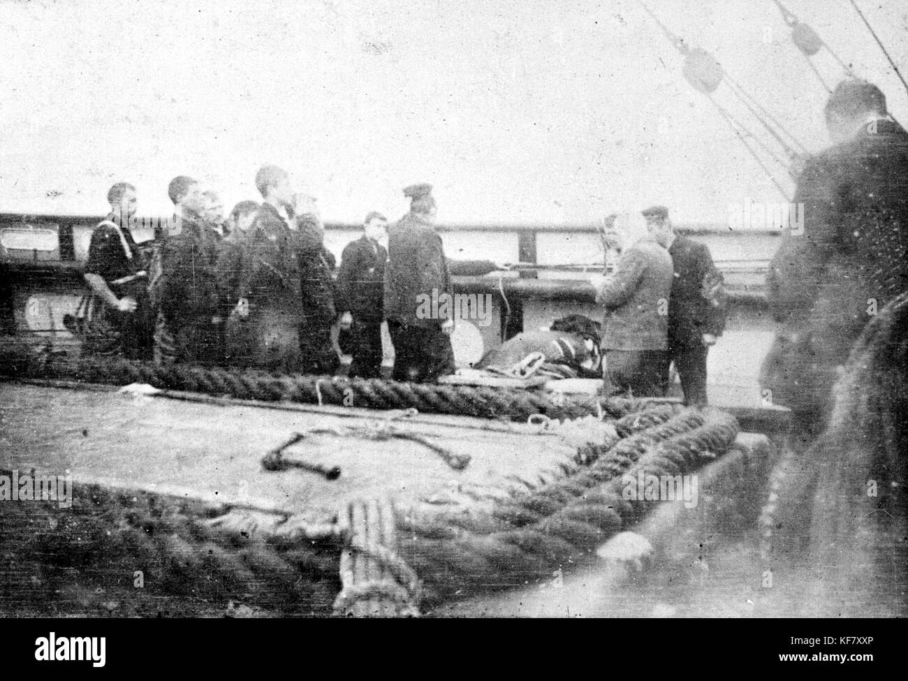 The Loch Tay was a ship built in 1869. This historical image features ...