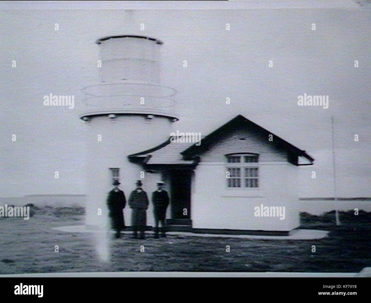 A photograph of the lighthouse at Crookhaven Heads, taken in 1937 ...