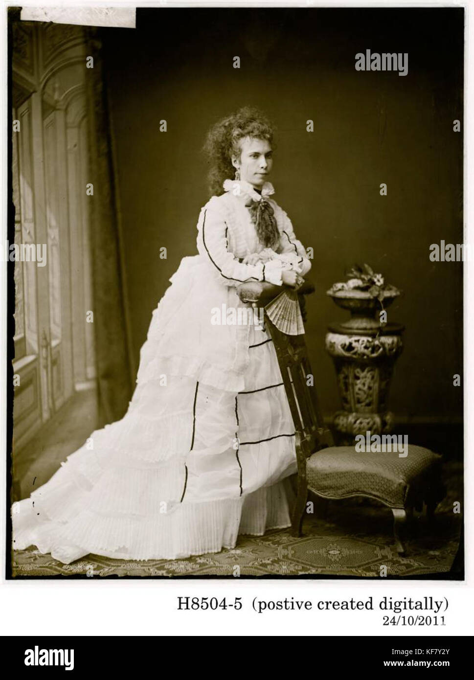 A portrait of Miss Munro, taken at the Freeman Brothers Studio between ...