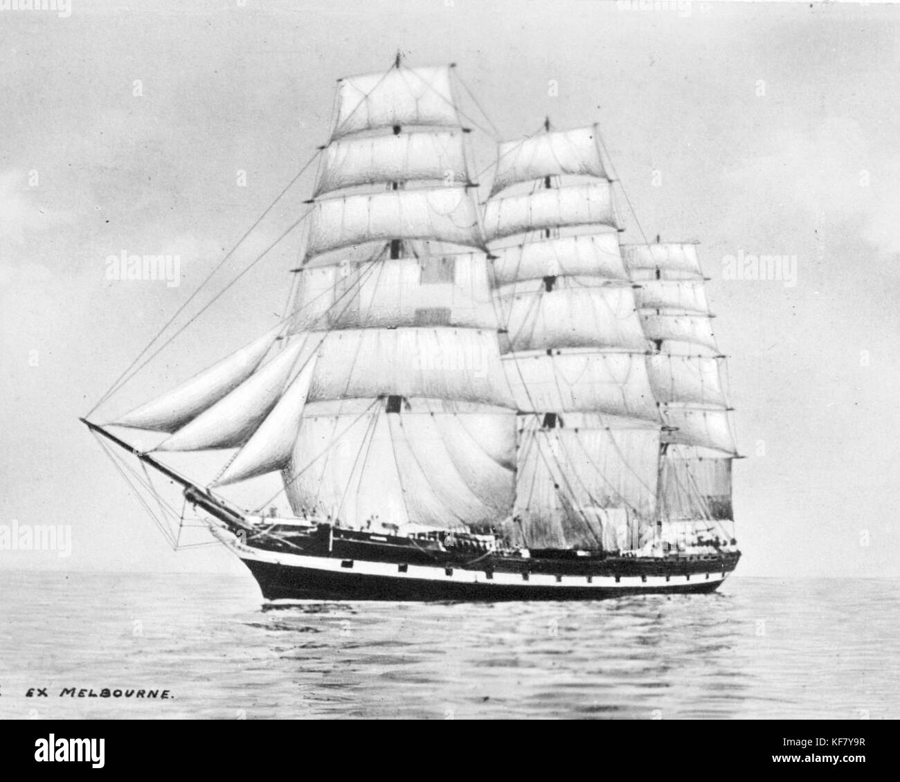 Macquarie (ship, 1875) SLV H99.220 3298 Stock Photo - Alamy