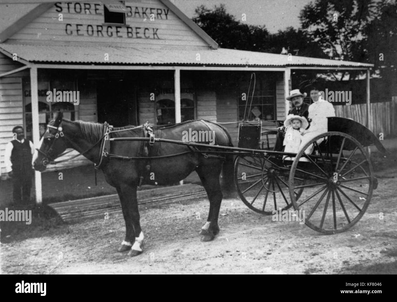 1 122598 George Beck's store and bakery, Eidsvold, ca. 1910 Stock Photo ...