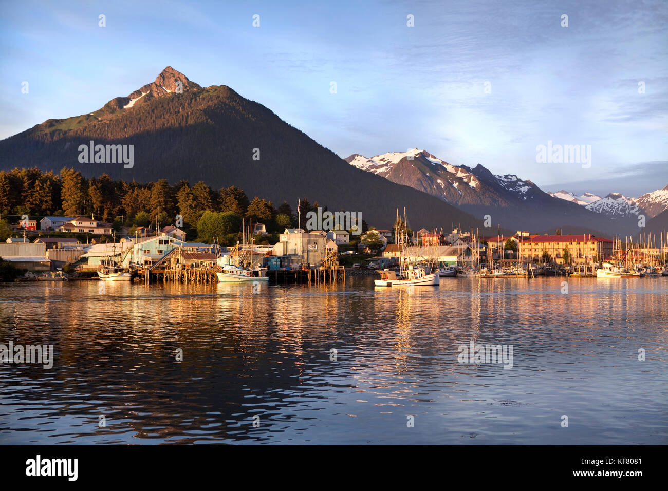 Alaska sitka boats harbor hi-res stock photography and images - Alamy