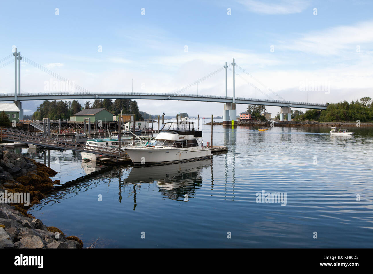 Alaska sitka boats harbor hi-res stock photography and images - Alamy