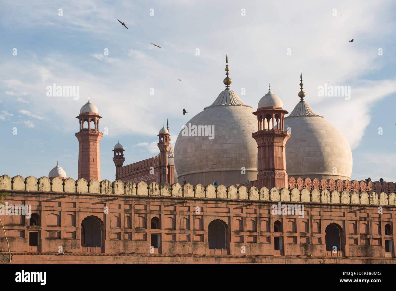 The Emperor's Mosque - Badshahi Masjid in Lahore, Pakistan Dome with ...