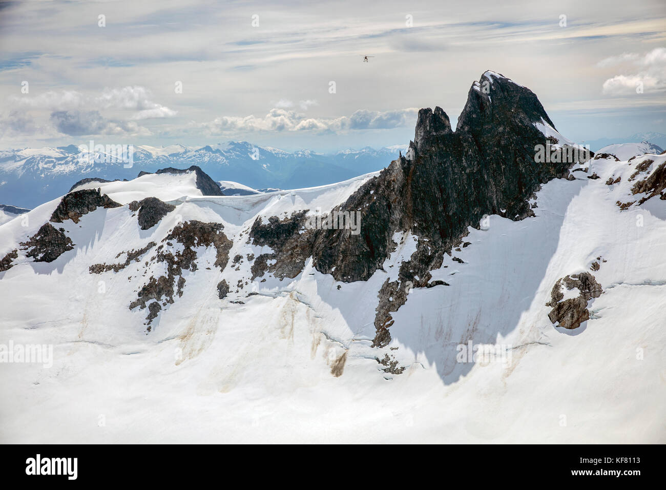 USA, Alaska, Juneau, ariel views of the beautiful Alaskan scenery seen ...