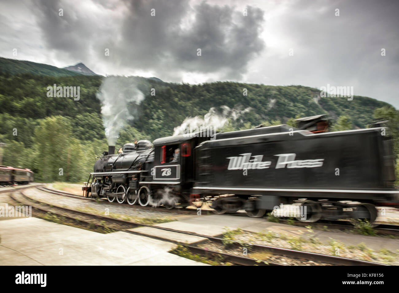 White pass steam engine hi-res stock photography and images - Alamy