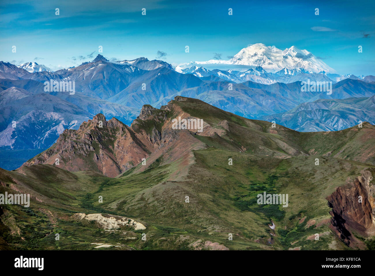 USA, Alaska, Denali, Denali National Park, some of the breathtaking ...