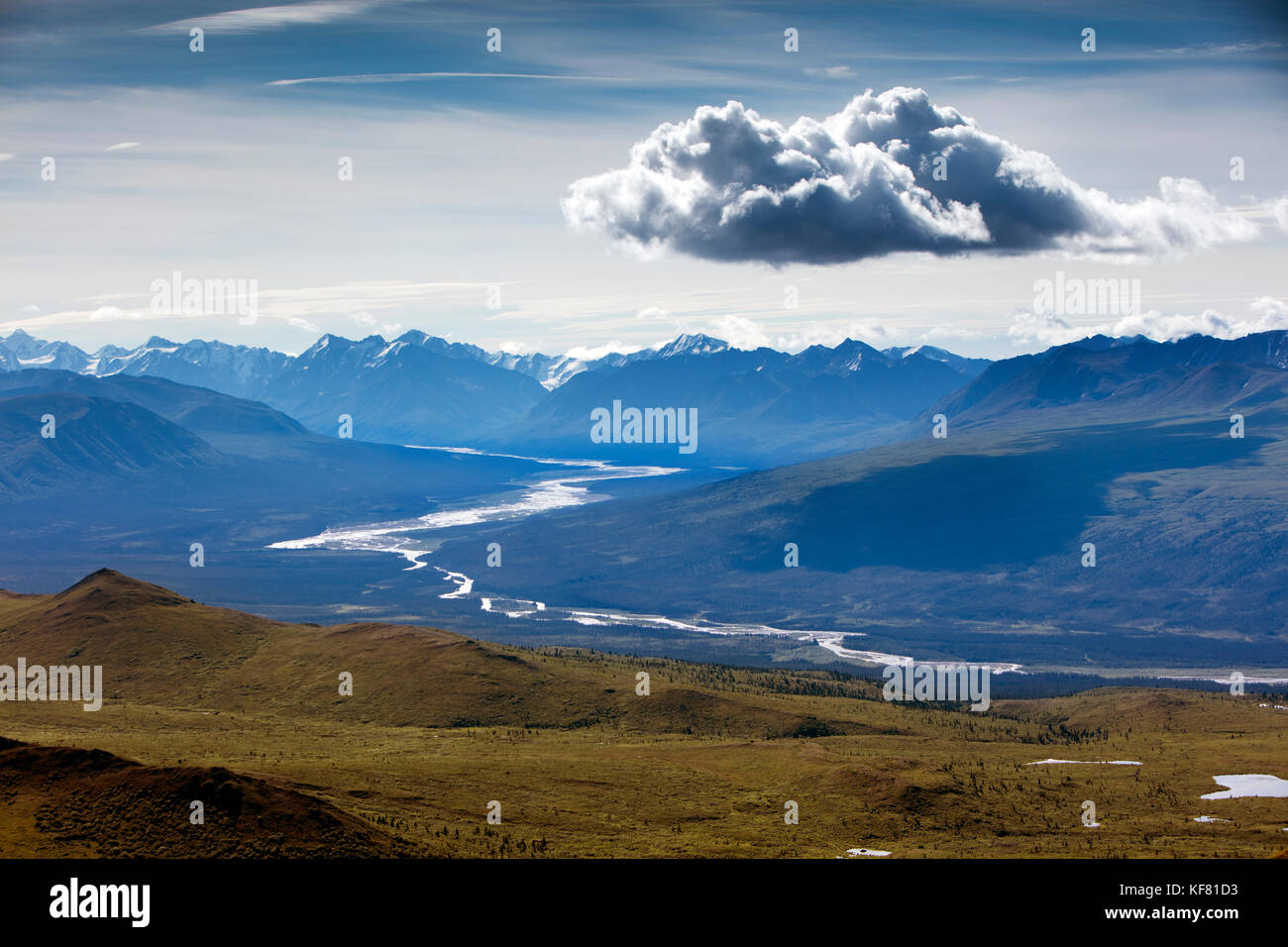 USA, Alaska, Denali, Denali National Park, some of the breathtaking ...