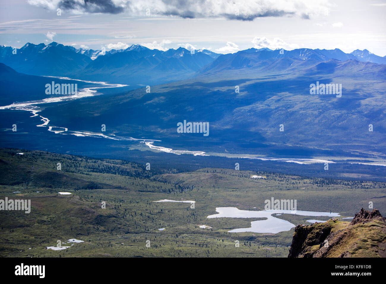 USA, Alaska, Denali, Denali National Park, some of the breathtaking ...