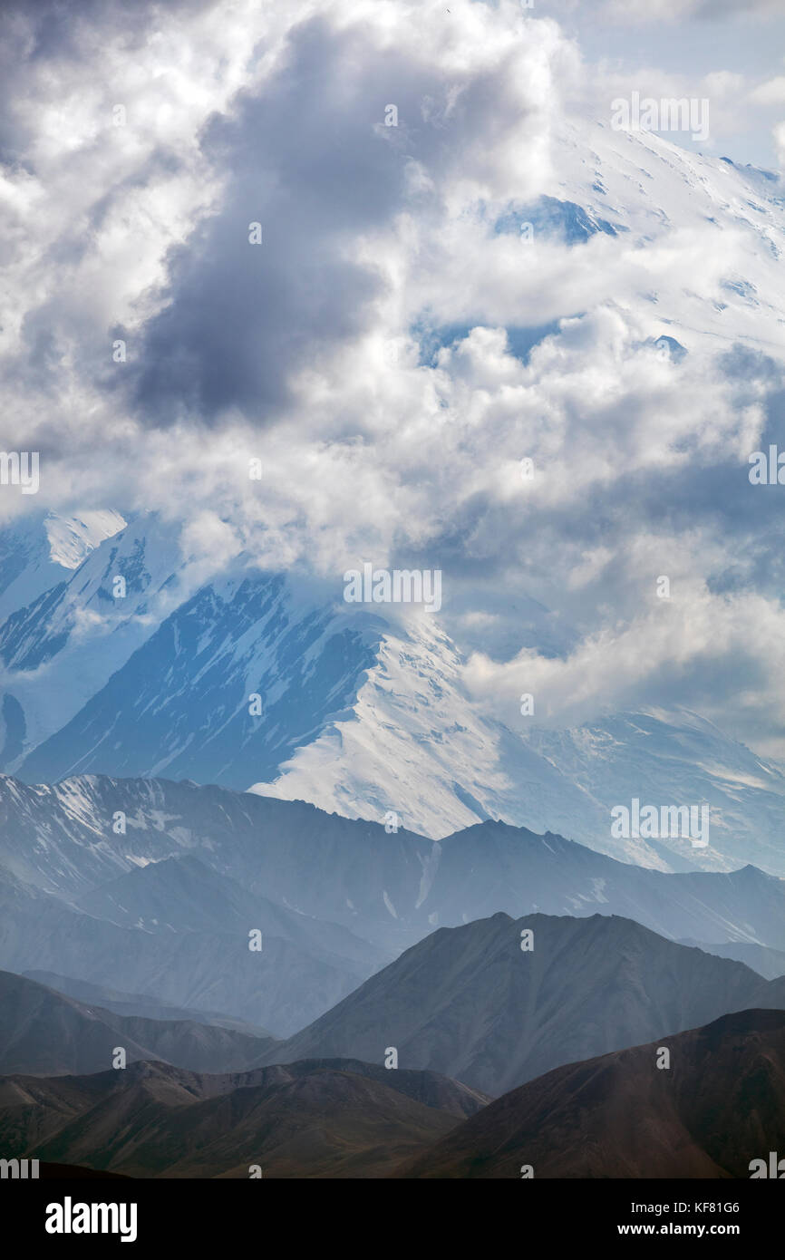 USA, Alaska, Denali, Denali National Park, the scenery surrounding the ...