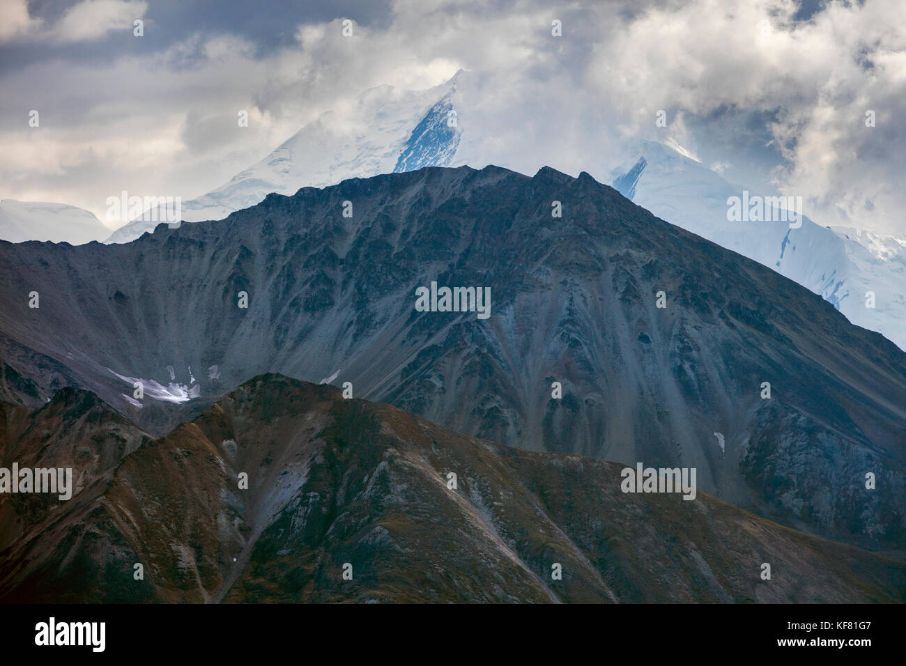 USA, Alaska, Denali, Denali National Park, the scenery surrounding the ...