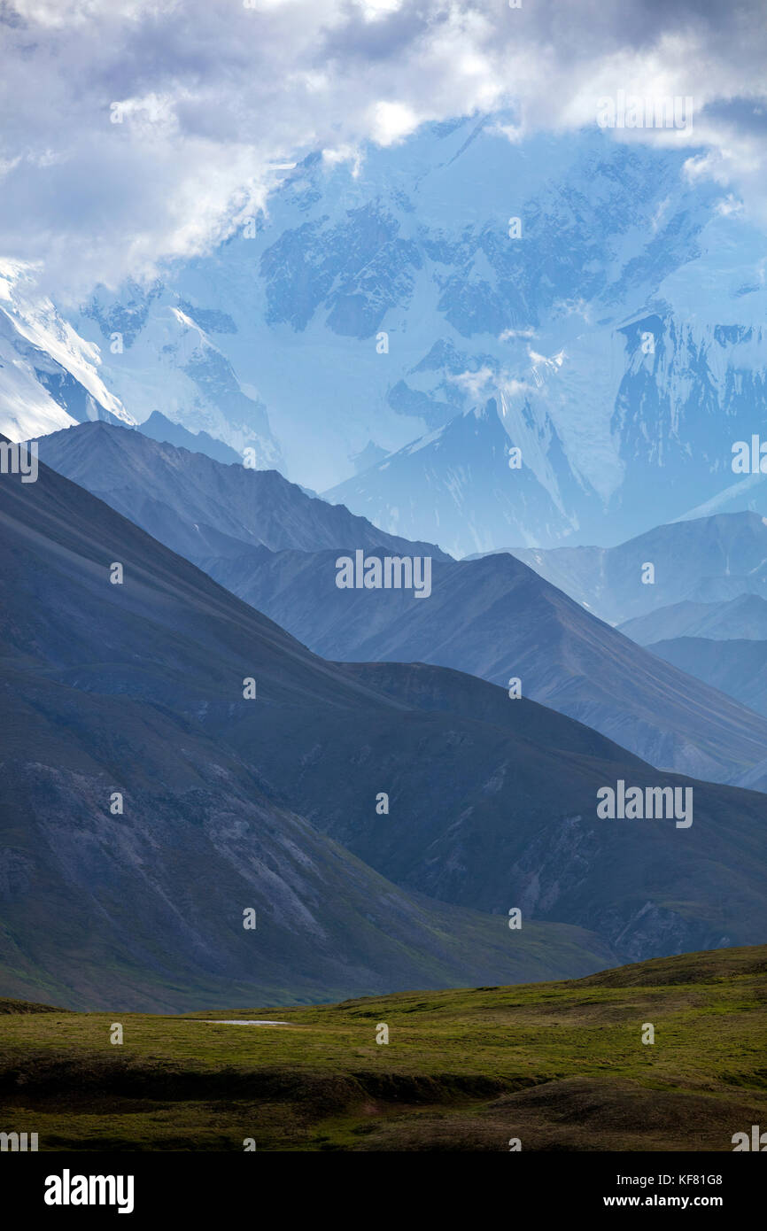 USA, Alaska, Denali, Denali National Park, the scenery surrounding the ...