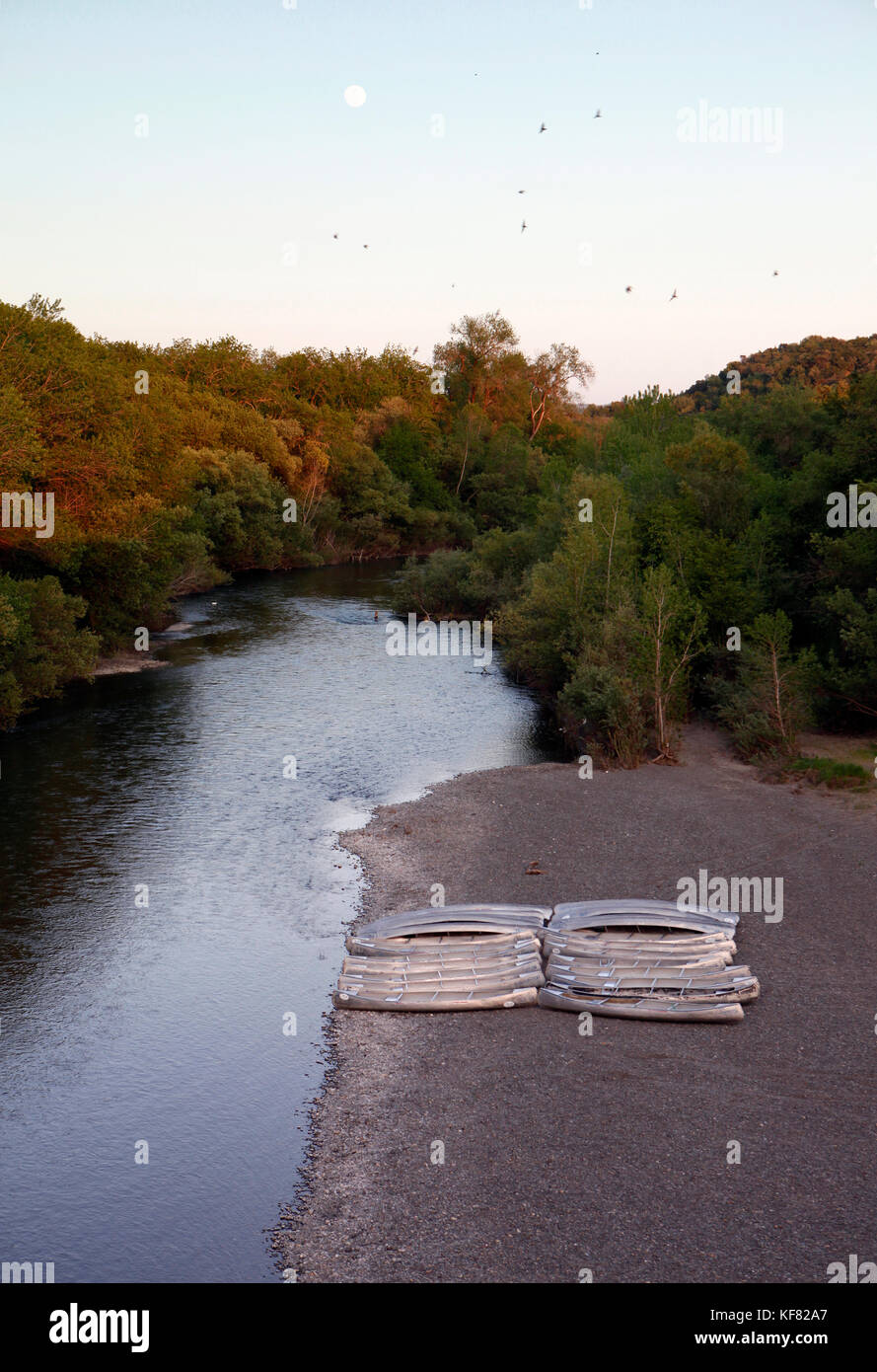 USA, California, Healdsburg, on the grounds of Rutherford Vineyard, a ...