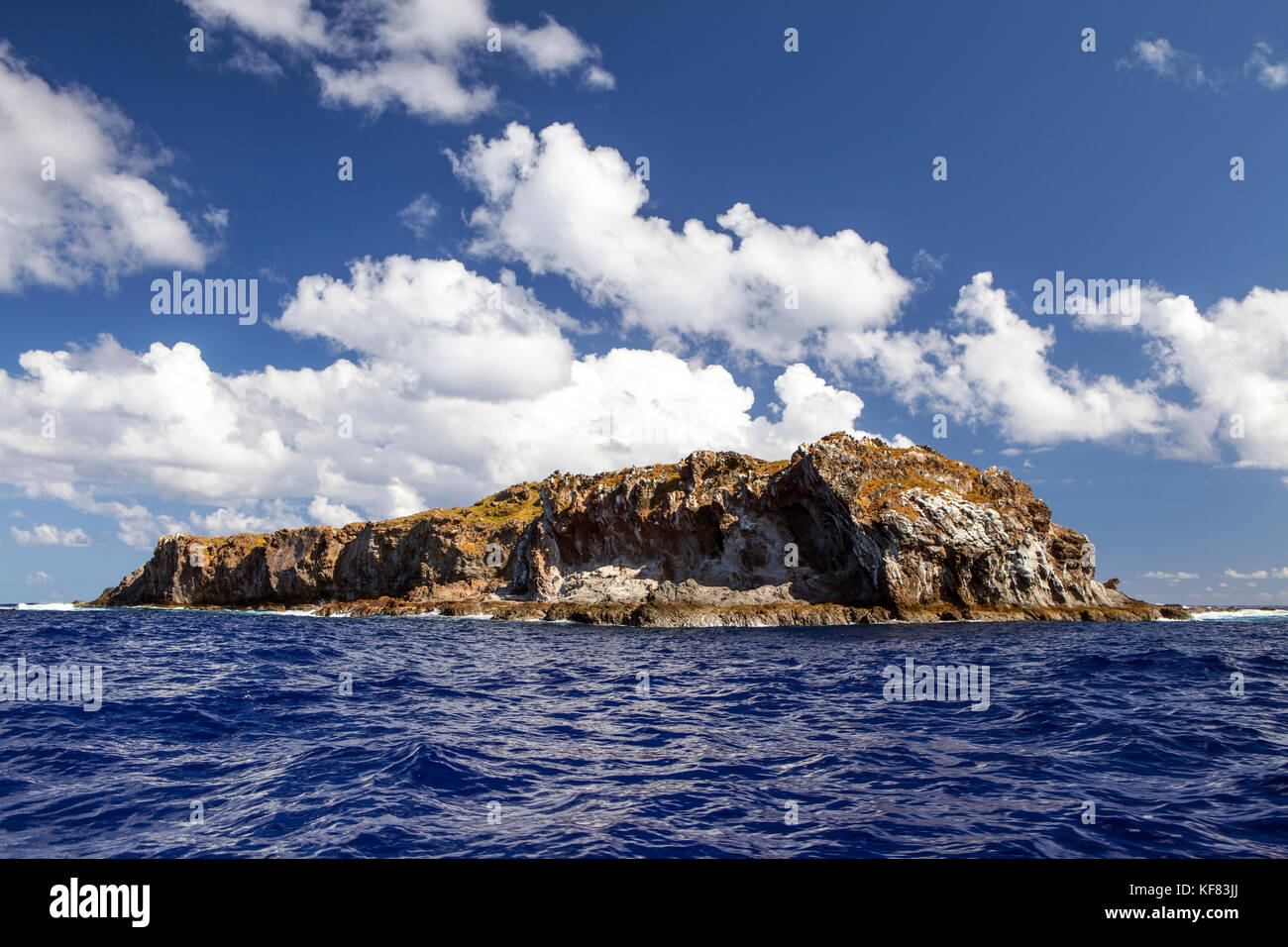 EASTER ISLAND, CHILE, Isla de Pascua, Rapa Nui, aboard the boat leaving ...