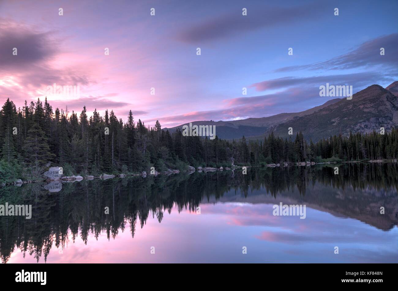 Rocky mountain national park bear lake hi-res stock photography and ...