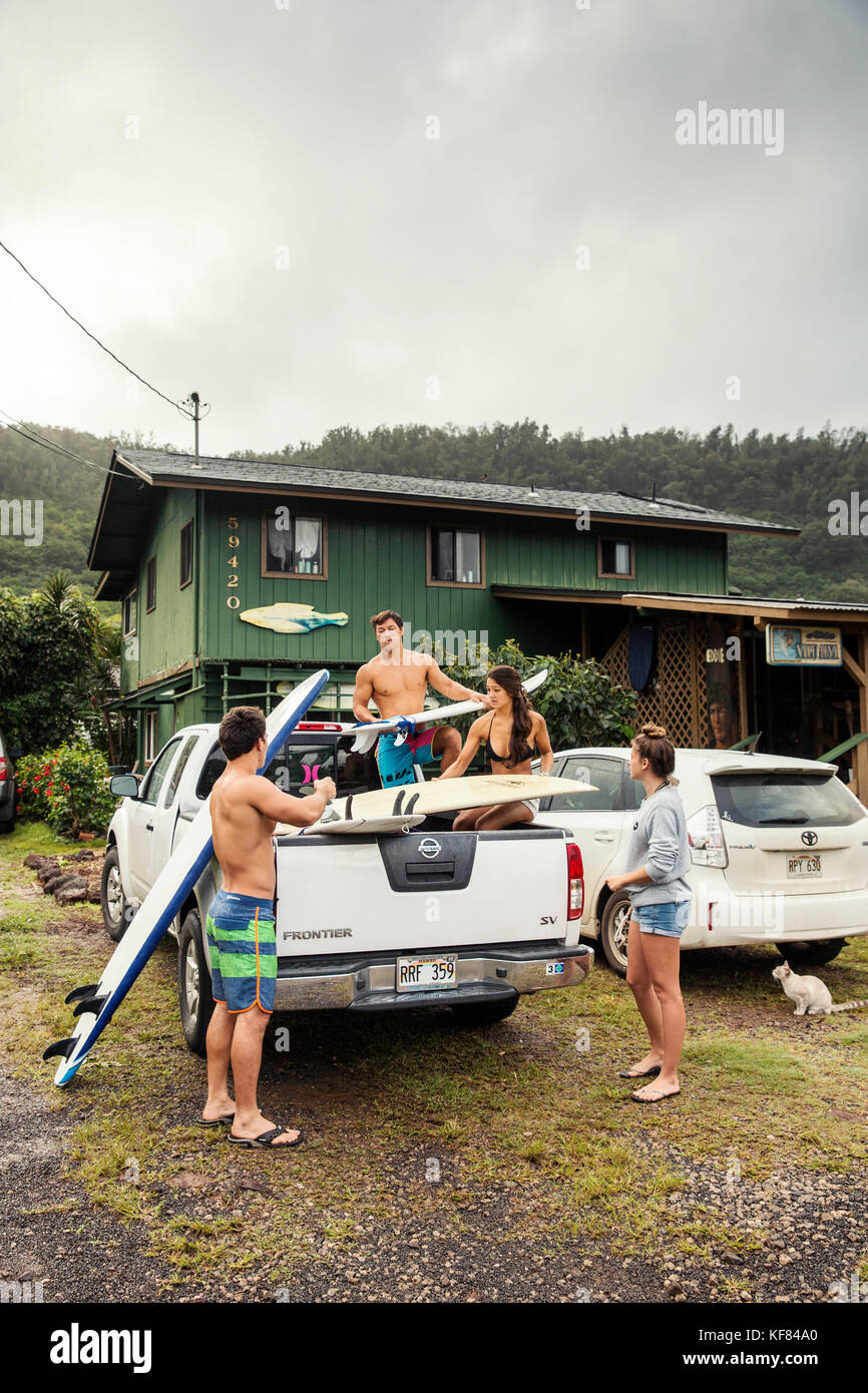 USA, Oahu, Hawaii, portrait of MMA Mixed Martial Arts Ultimate fighter ...