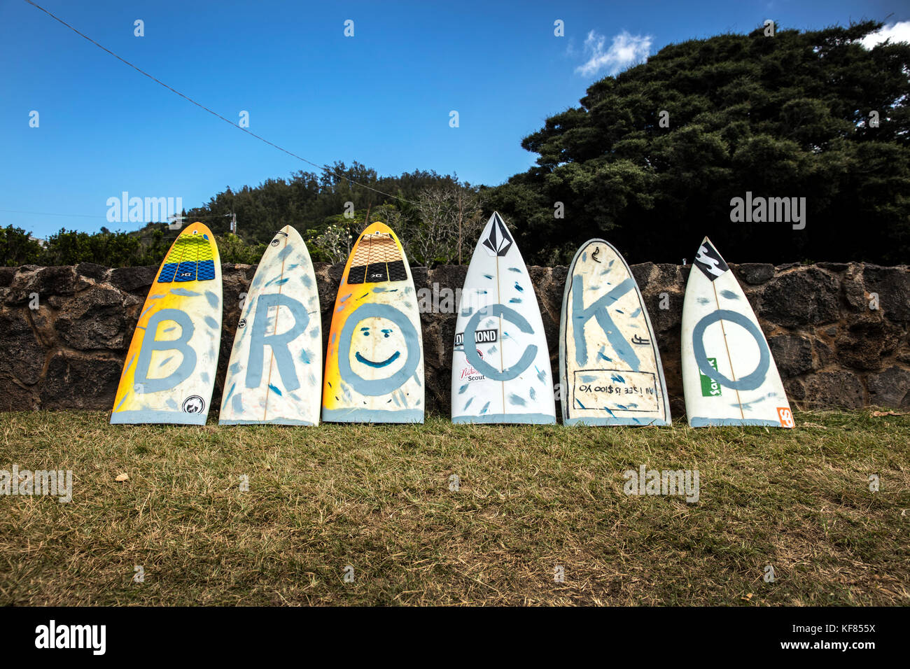 HAWAII, Oahu, North Shore, Eddie Aikau, 2016, a memorial for big wave ...