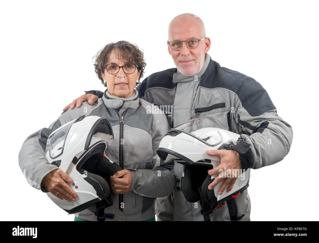 Old woman wearing helmet isolated hi-res stock photography and images ...
