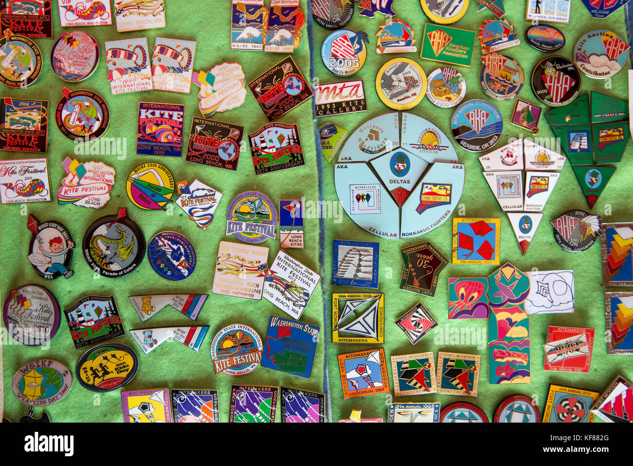 USA, Washington State, Long Beach Peninsula, International Kite ...