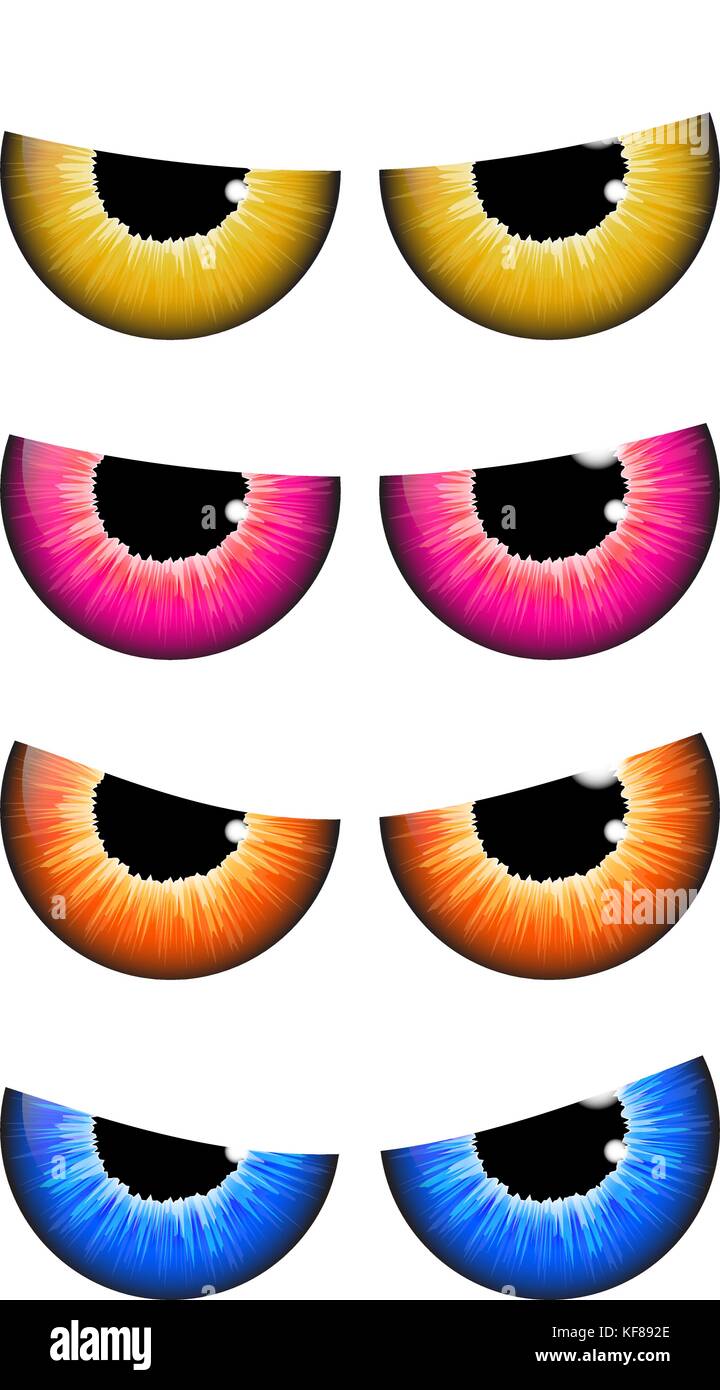 Horror eye Stock Vector Images - Alamy
