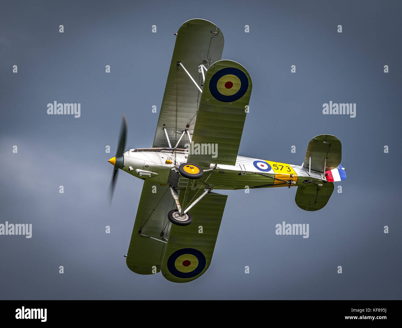 Flight of hawker fury and sea fury aircraft hi-res stock photography ...