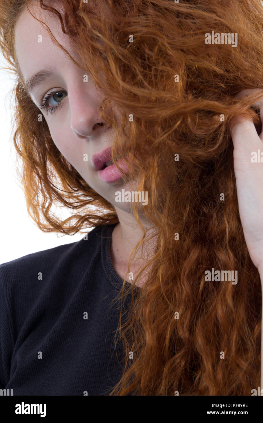 Curly hair covers hi-res stock photography and images - Alamy