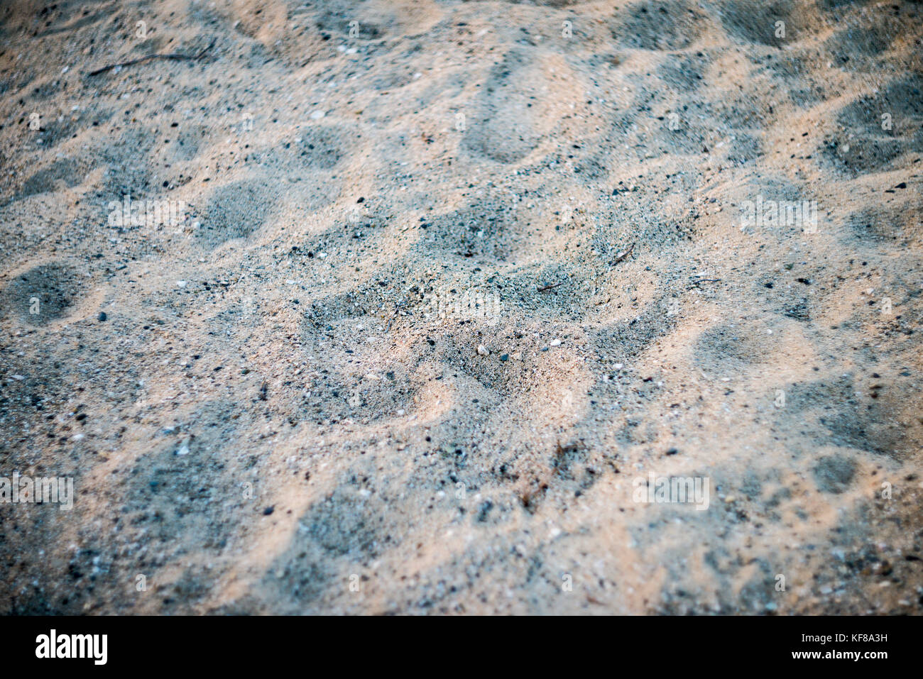 Sand at the salt lake in Larnaca, Cyprus Stock Photo - Alamy