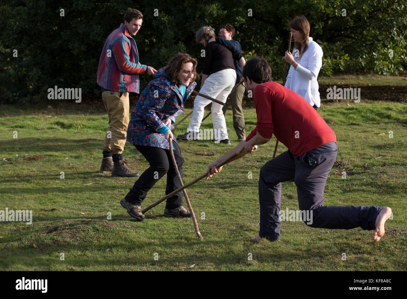 Pilgrimage to Canterbury, part of the Old Walk 220-mile pilgrims' route ...