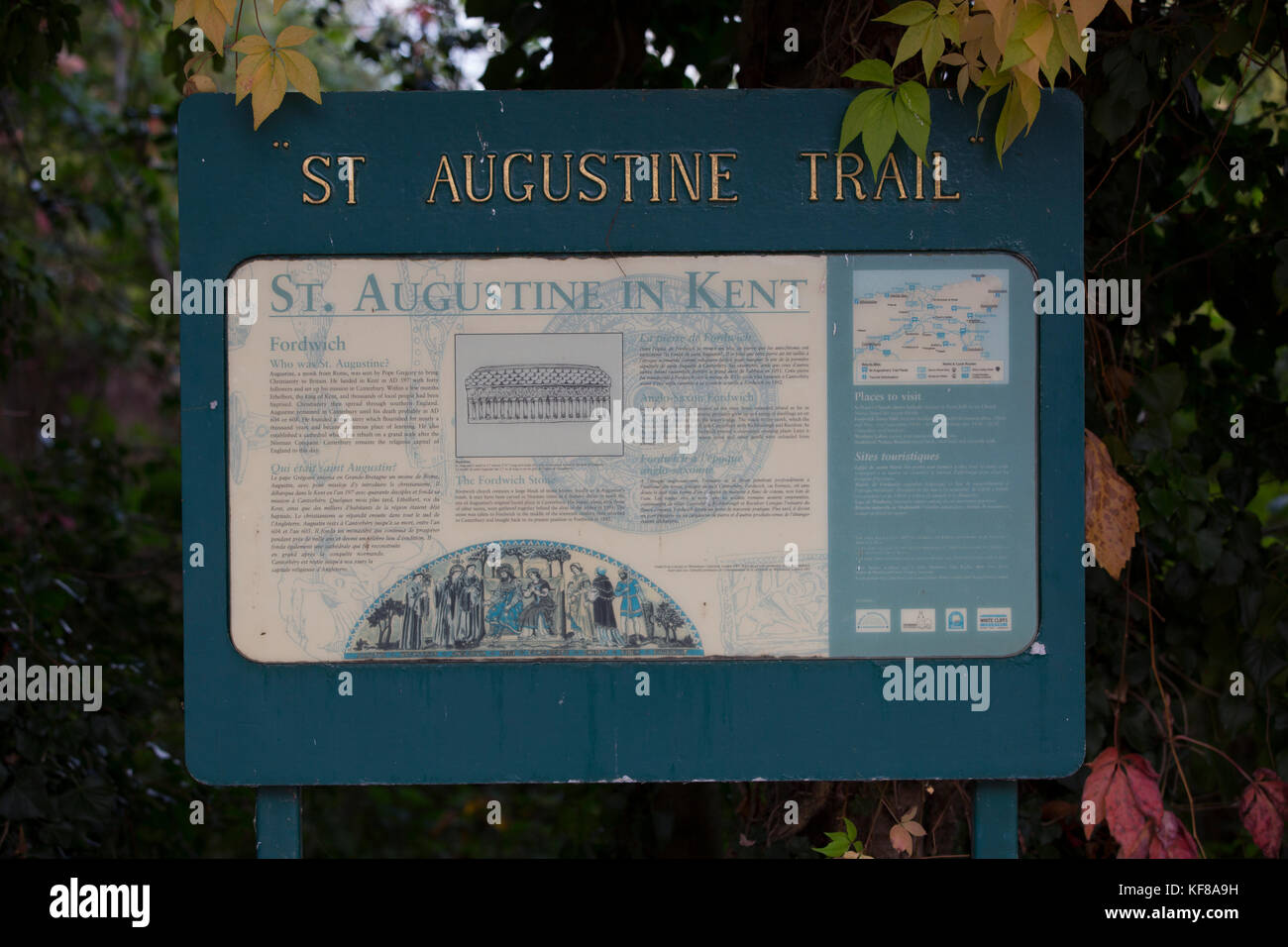 Pilgrimage to Canterbury, part of the Old Walk 220-mile pilgrims' route ...