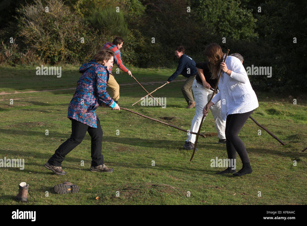 Pilgrimage to Canterbury, part of the Old Walk 220-mile pilgrims' route ...