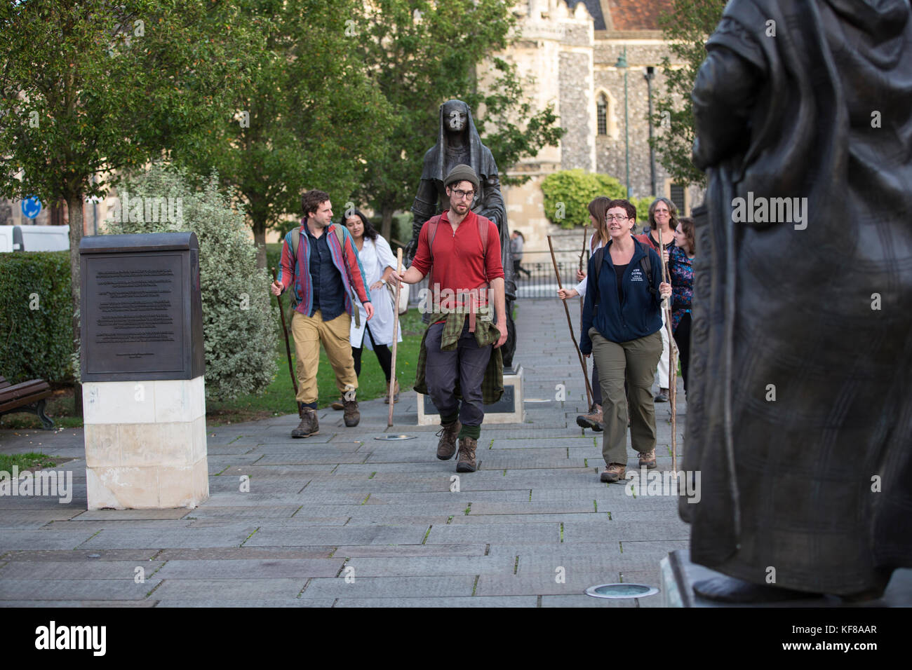 Pilgrims way canterbury walking hi-res stock photography and images - Alamy