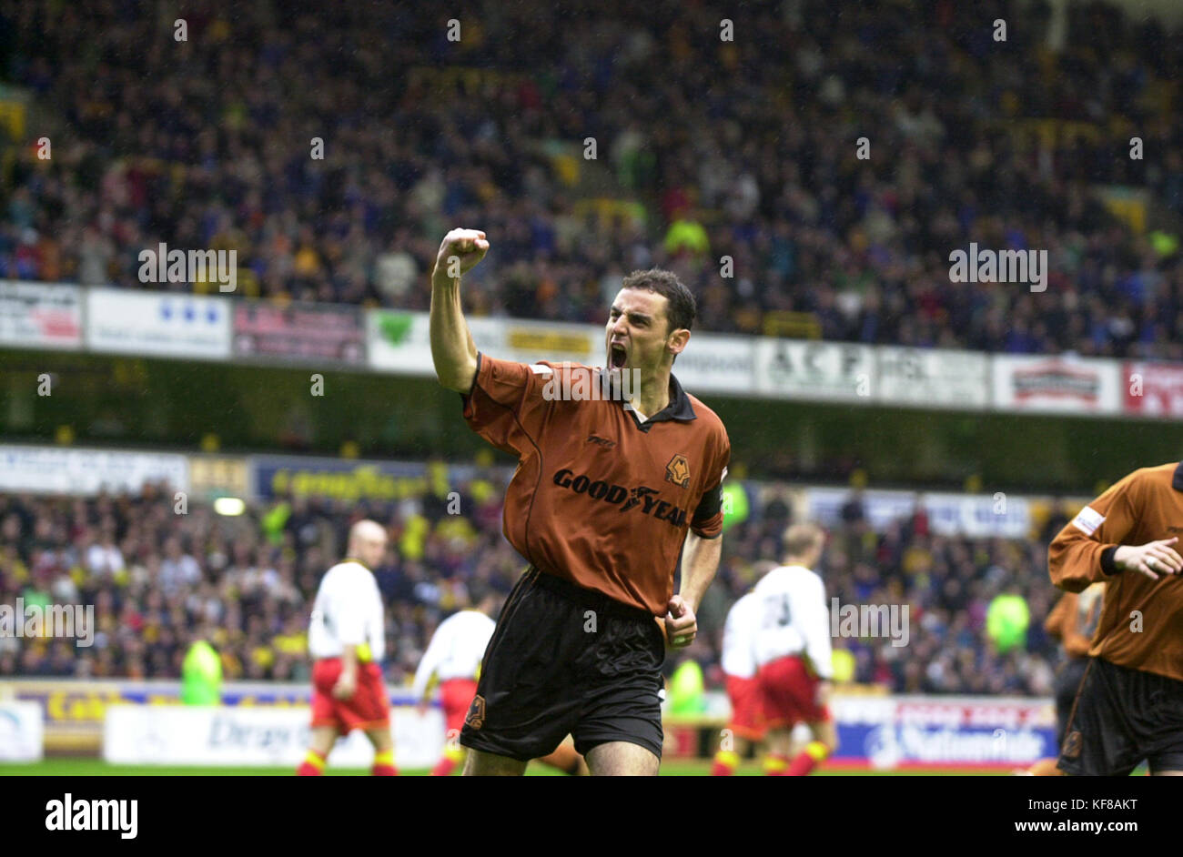 Wolverhampton Wanderers footballer Kevin Muscat celebrates after ...