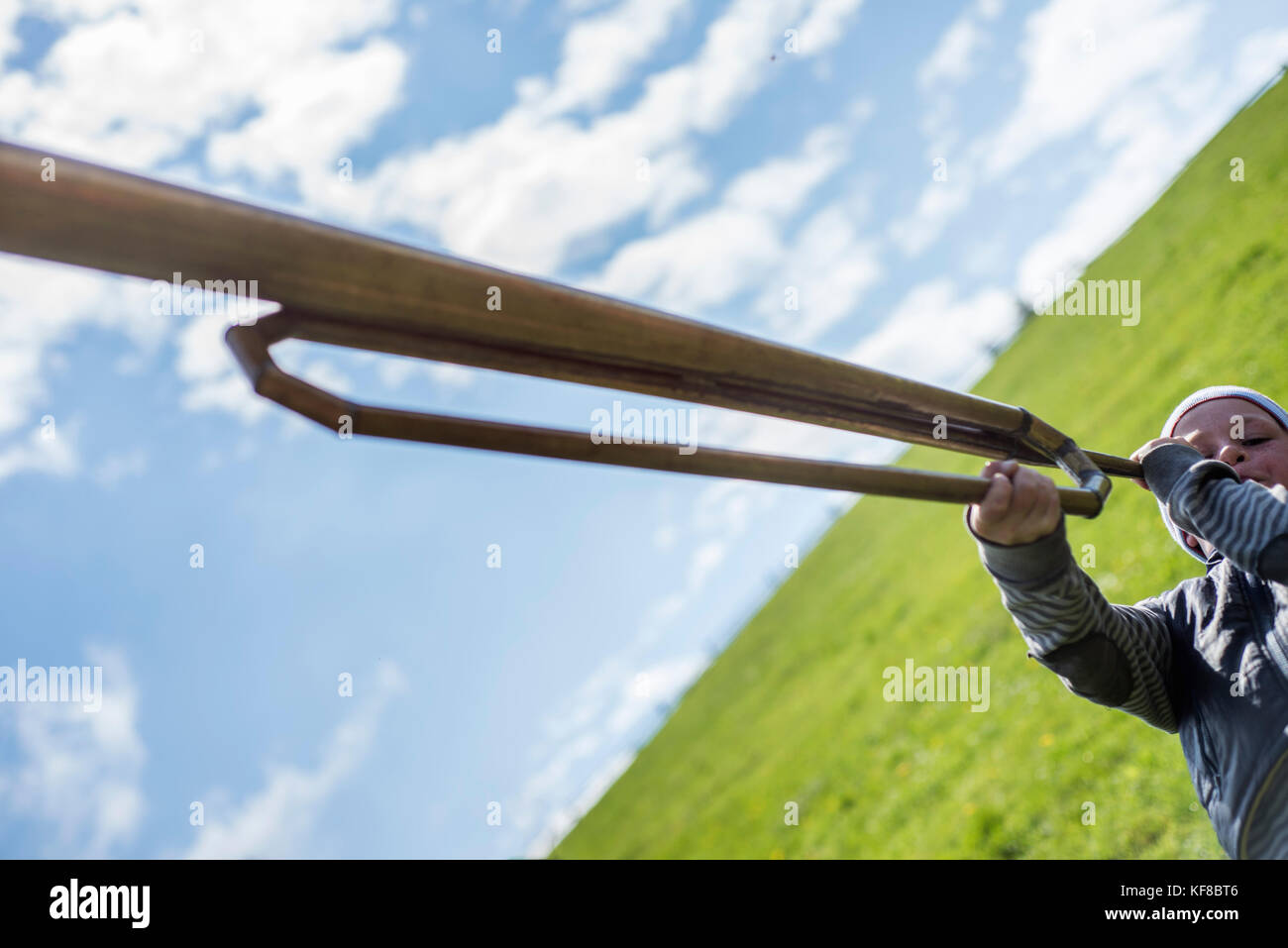 Late spring, when shepherds go to Carpathian mountain valleys all ...