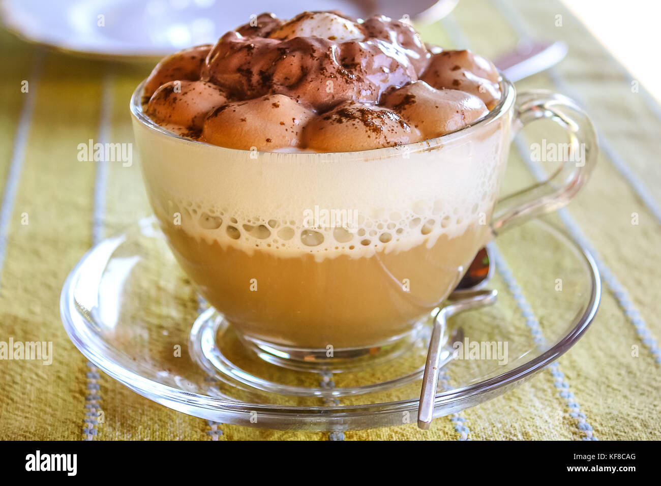 Coffee chocolate cappuccino Stock Photo - Alamy