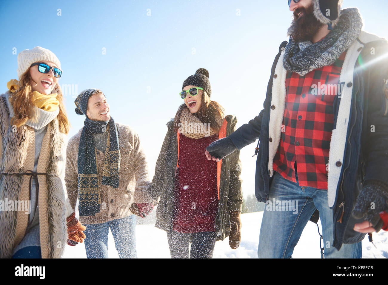 Group of four best friends Stock Photo - Alamy