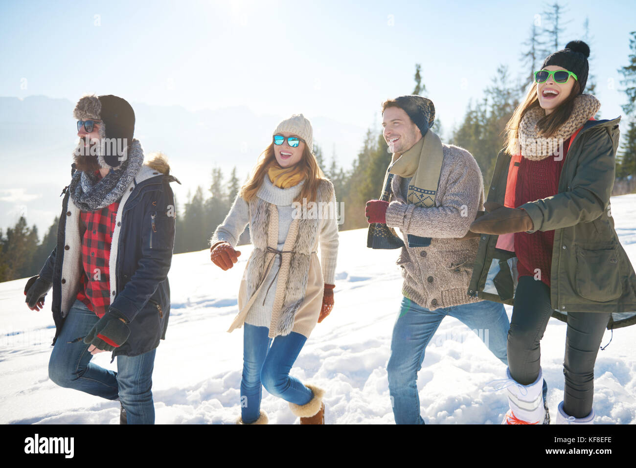 Great day spent outdoors with friends Stock Photo - Alamy