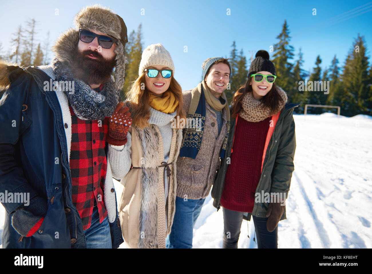 Spending time outdoors during a very sunny day Stock Photo - Alamy