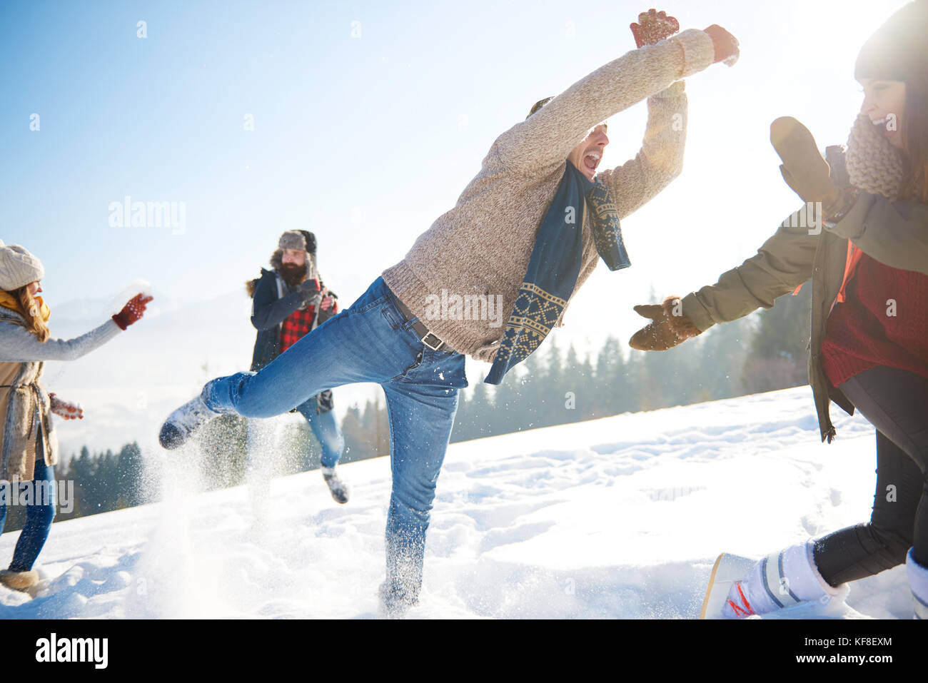 Playful man hi-res stock photography and images - Alamy