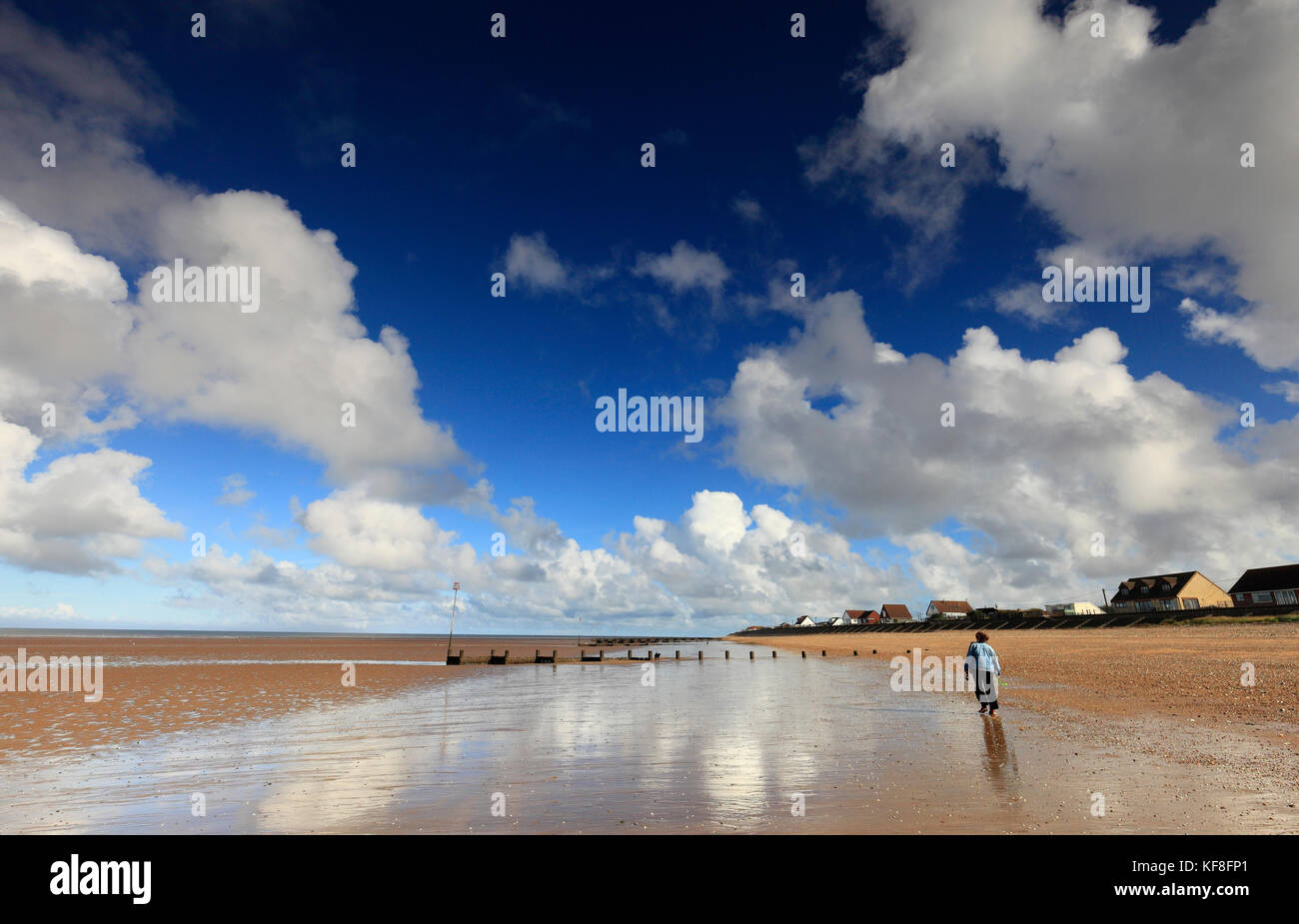 Heacham beach on the North Norfolk coast Stock Photo - Alamy