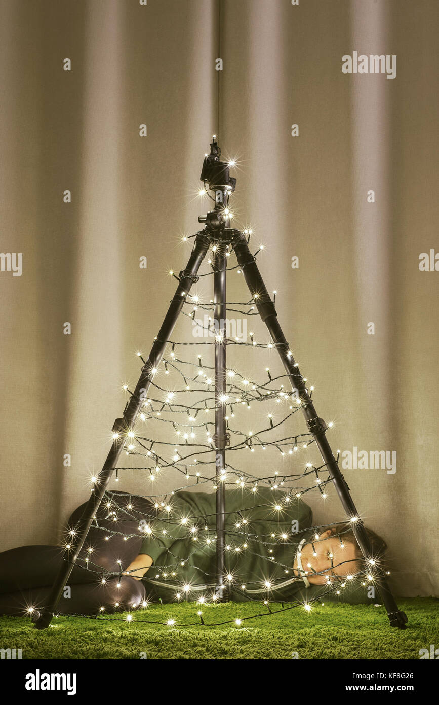Camera tripod christmas tree hi-res stock photography and images - Alamy