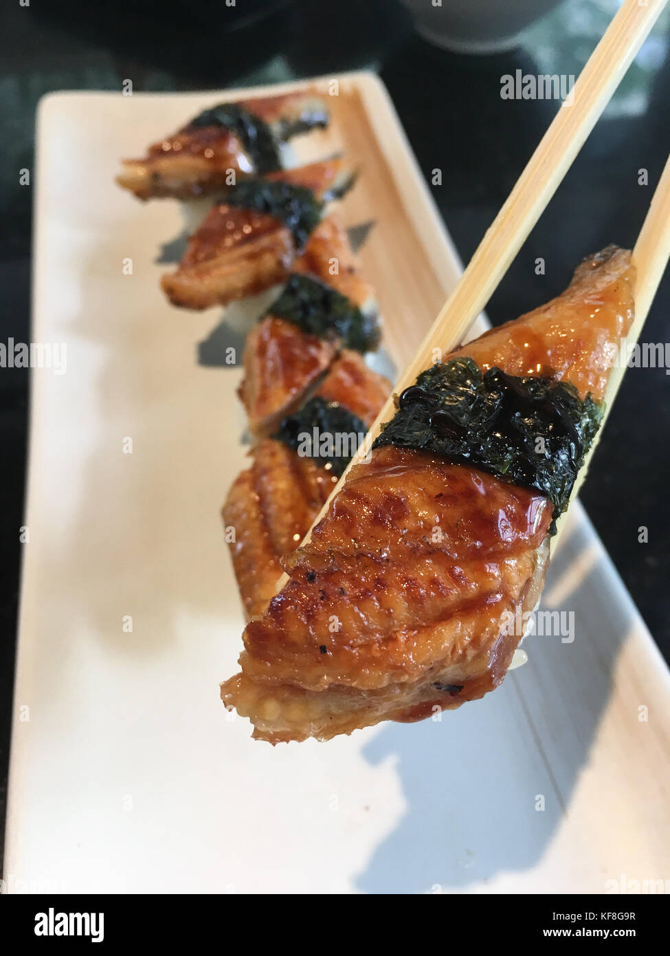 Unagi maki japanese eel hi-res stock photography and images - Alamy