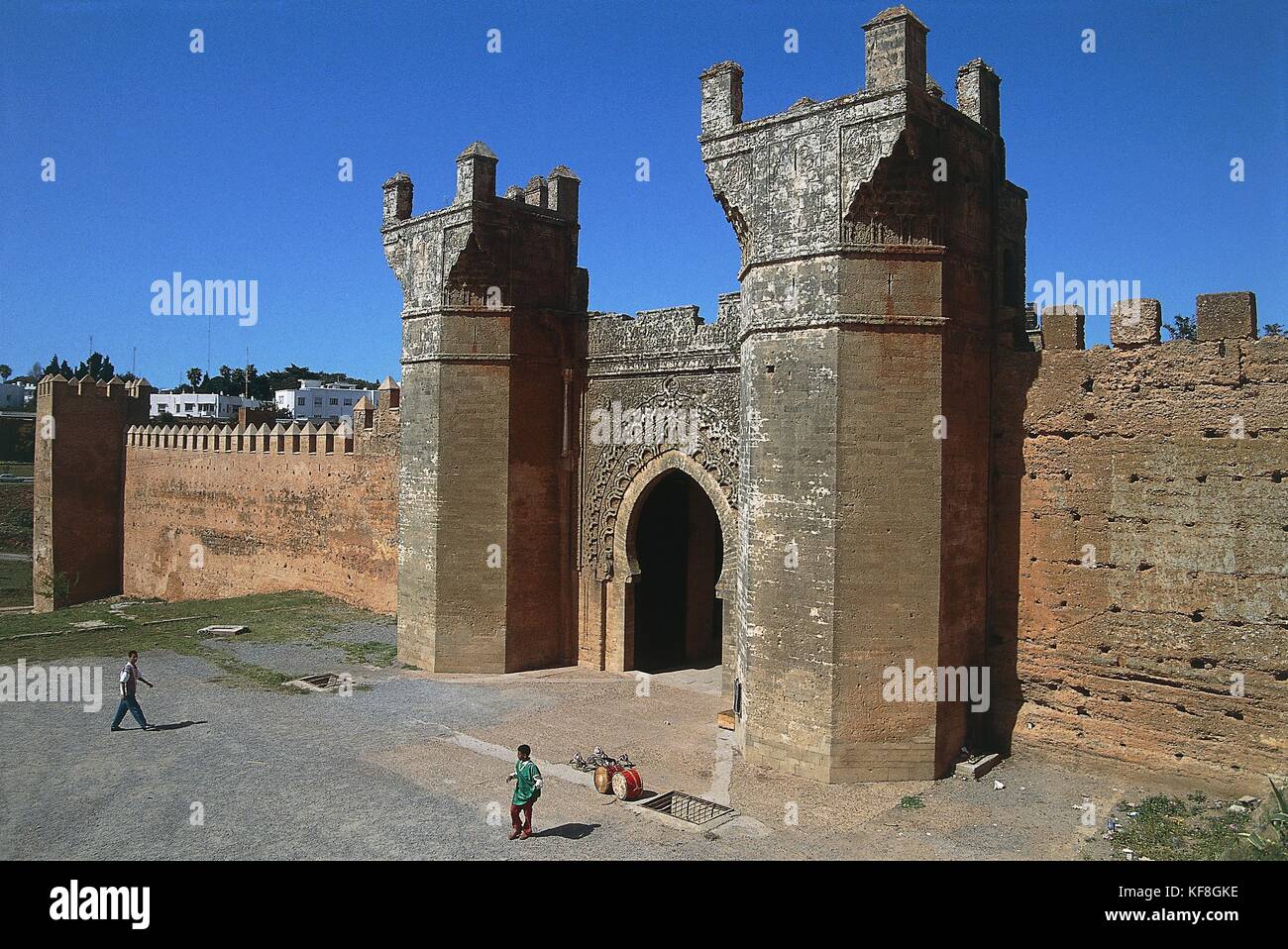 MOROCCO Chellah NECROPOLIS Merenids XIII CENTURY Stock Photo - Alamy