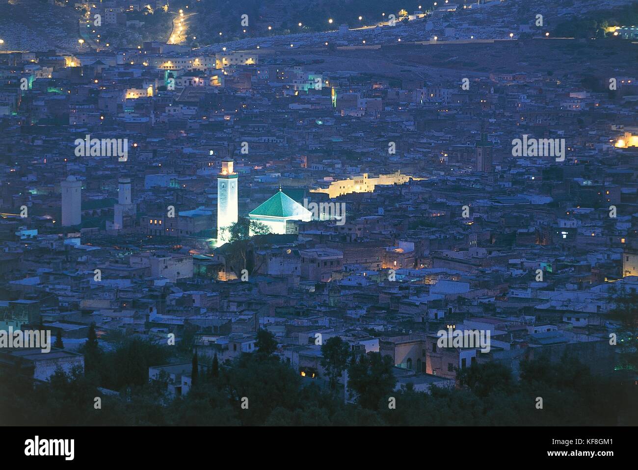 Morocco, Fez. Night Stock Photo - Alamy
