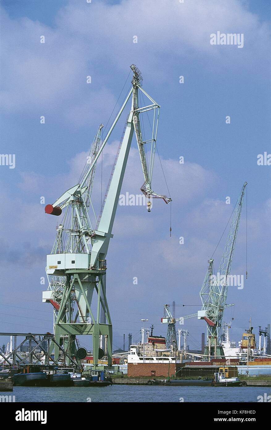 Belgium, Flanders, Antwerp. Harbour Stock Photo - Alamy