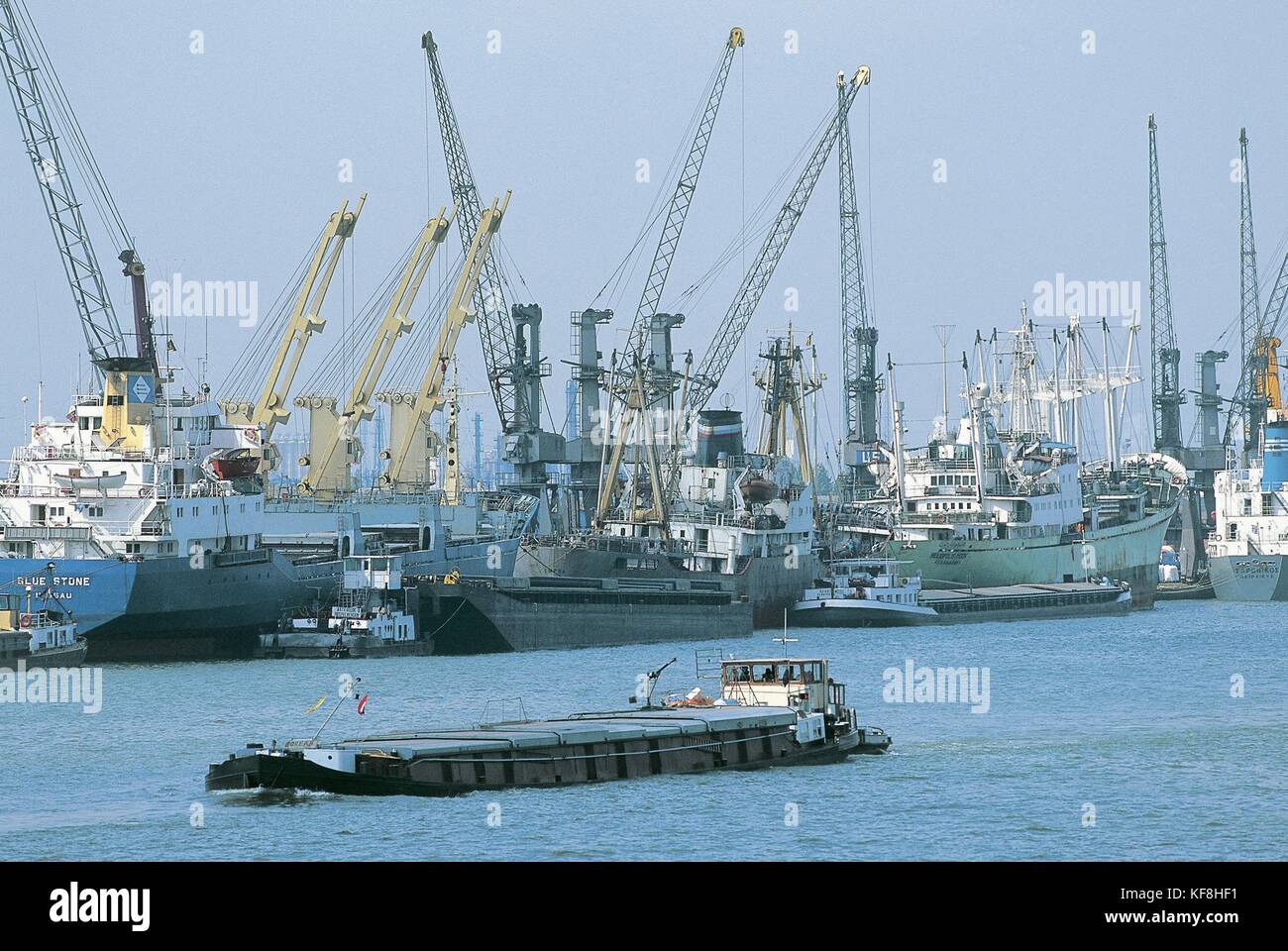 Belgium, Flanders, Antwerp. Harbour Stock Photo - Alamy