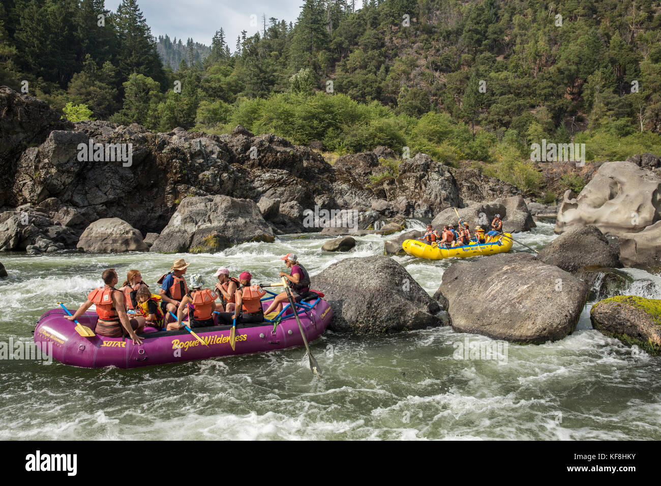 USA, Oregon, Wild and Scenic Rogue River in the Medford District ...