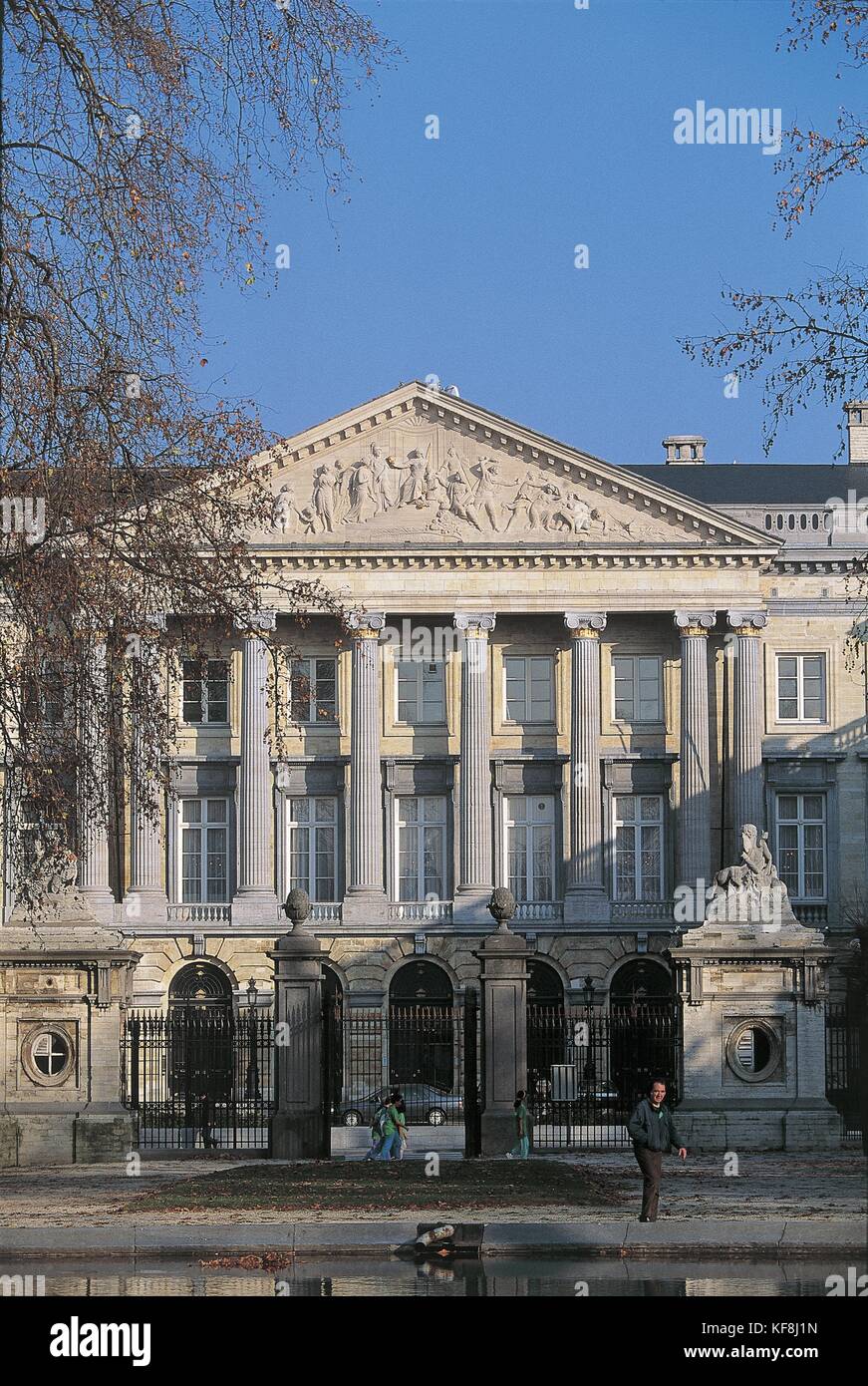 Belgium, Brussels. Belgian Parliament Building Stock Photo - Alamy