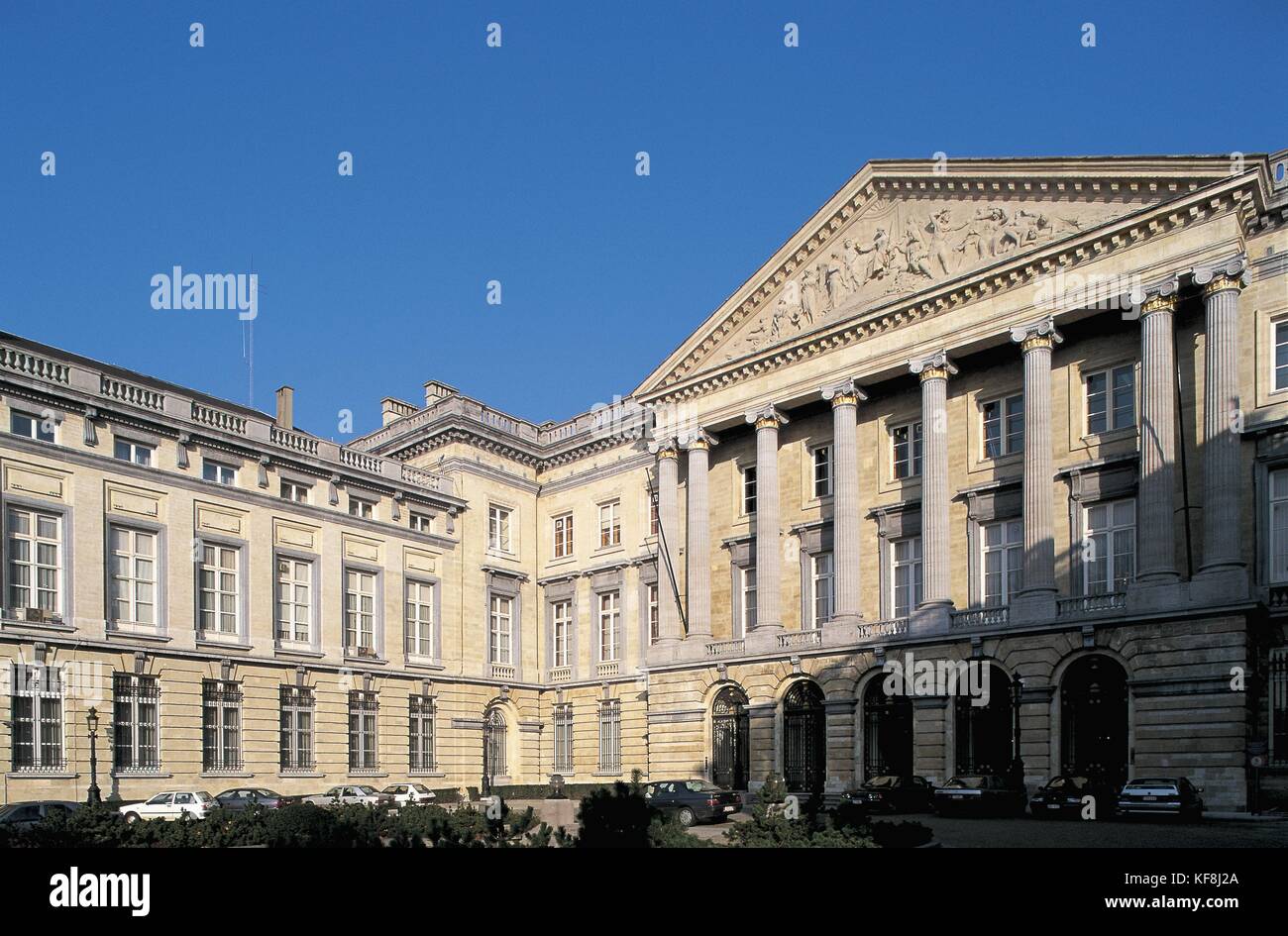 Belgium, Brussels. Belgian Parliament Building Stock Photo - Alamy