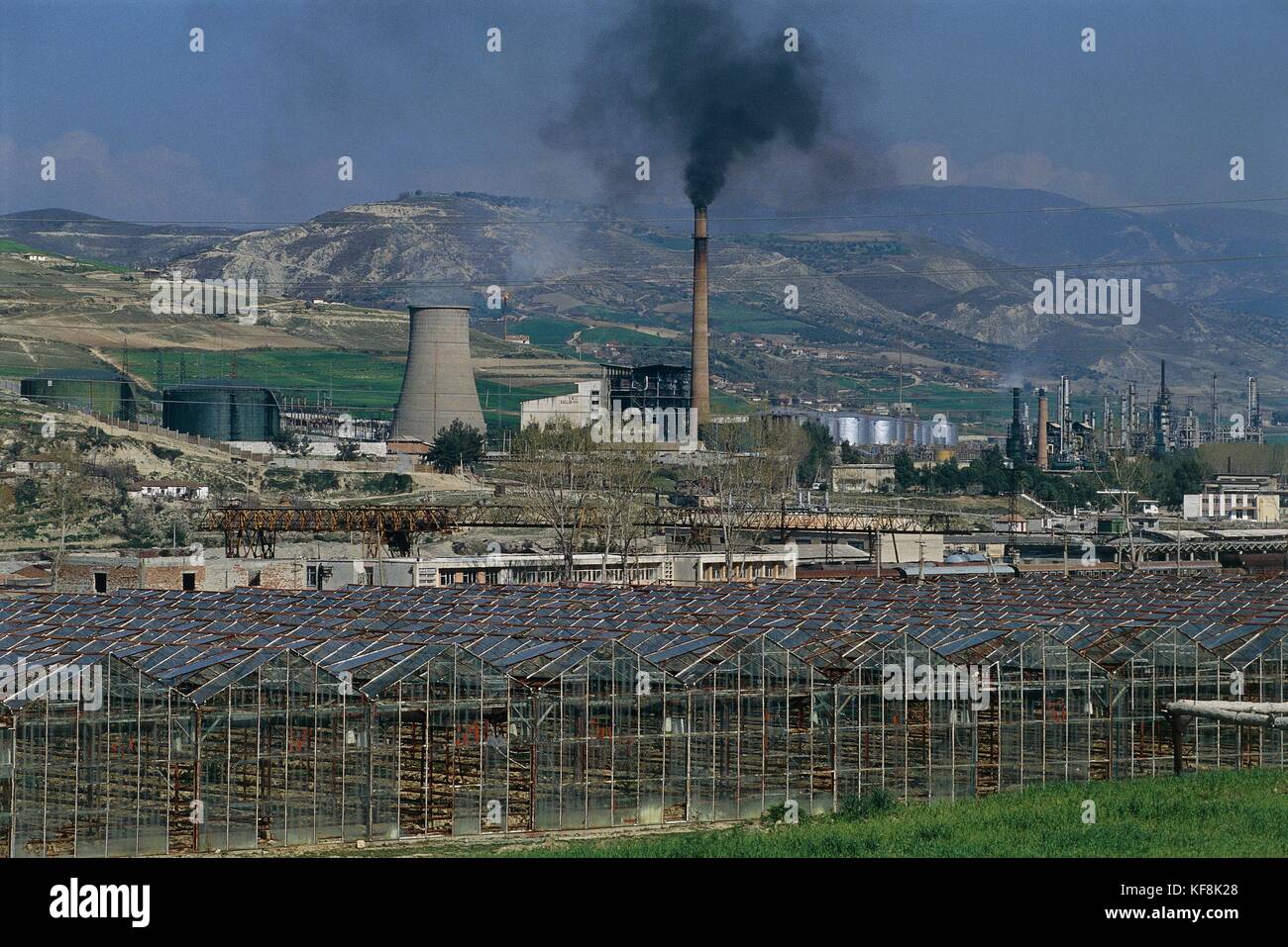 ALBANIA Ballsh OIL INDUSTRY Stock Photo - Alamy