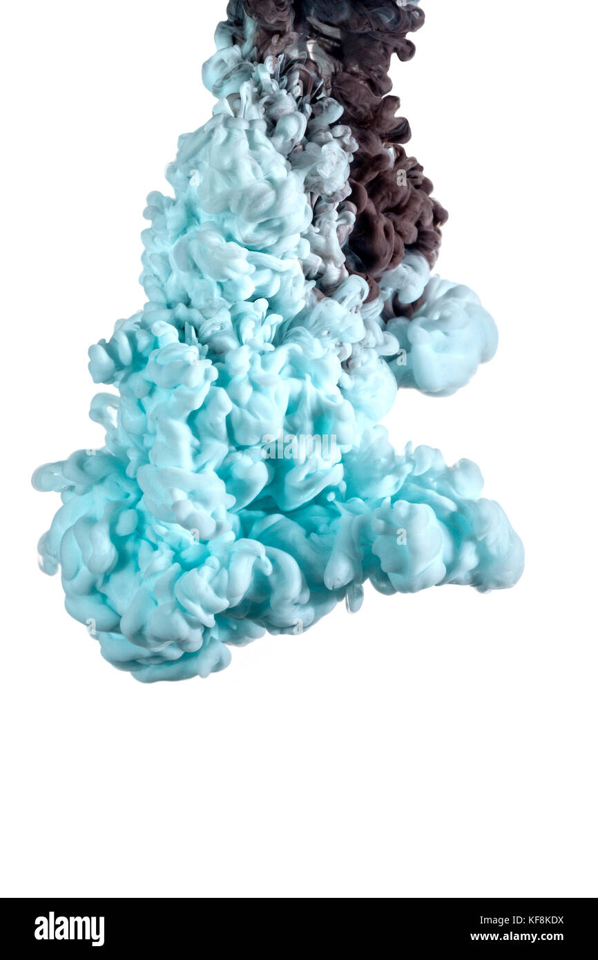 paint color cloud in water abstract background Stock Photo - Alamy